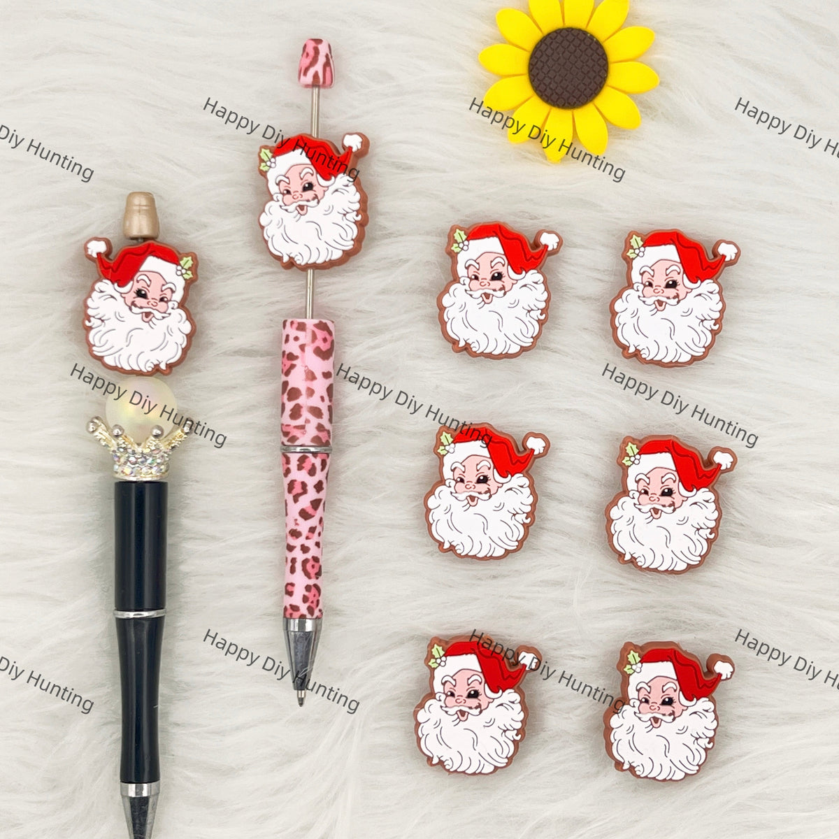 Santa Claus Pen Caps: Add a Festive Touch to Your Pens – Happy diy hunting