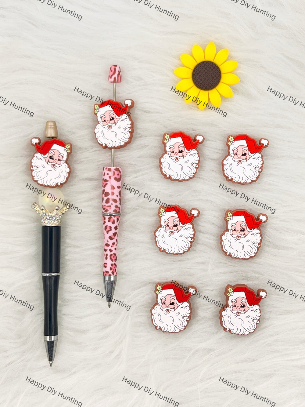 Santa Claus Pen Caps: Add a Festive Touch to Your Pens – Happy diy hunting