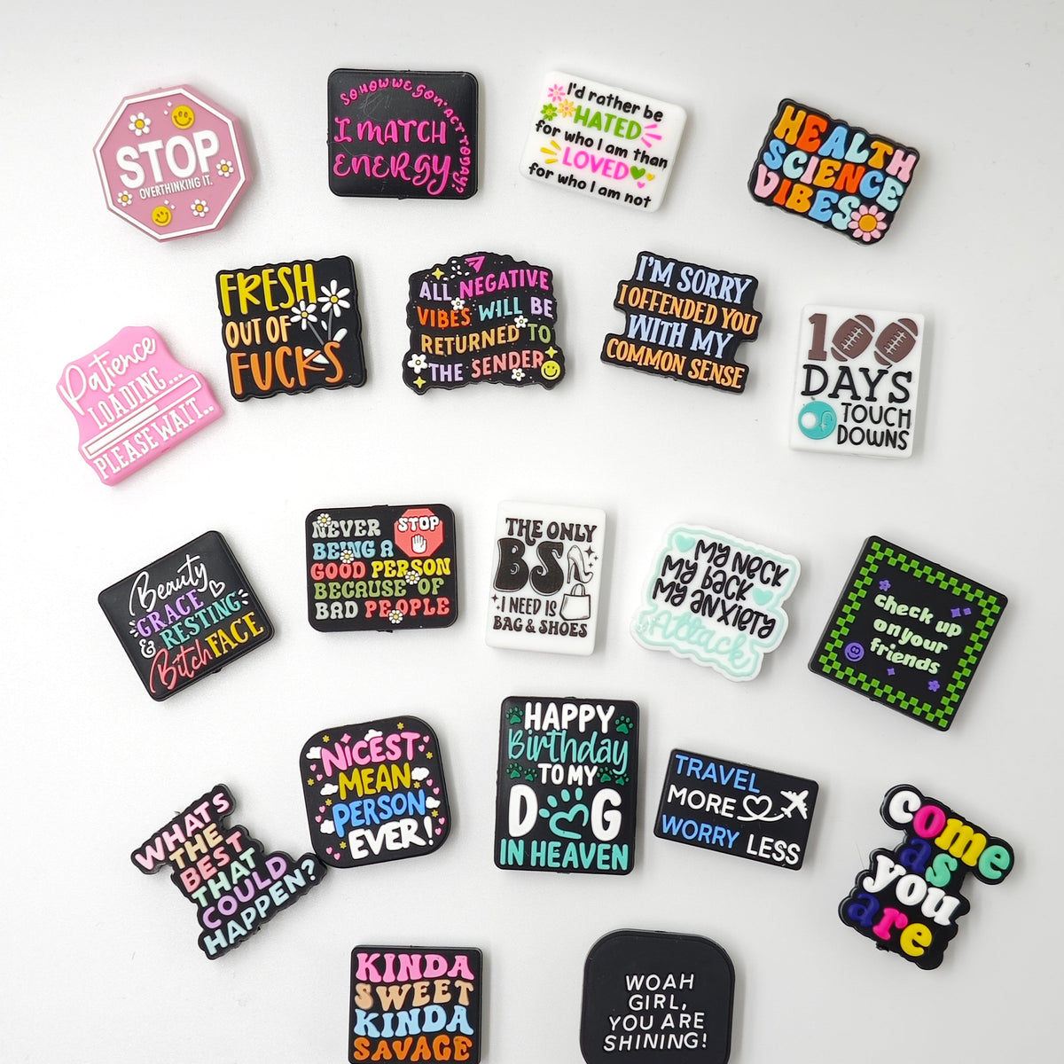 Quotes/Sayings Silicone Focal Beads – Page 5 – Happy diy hunting