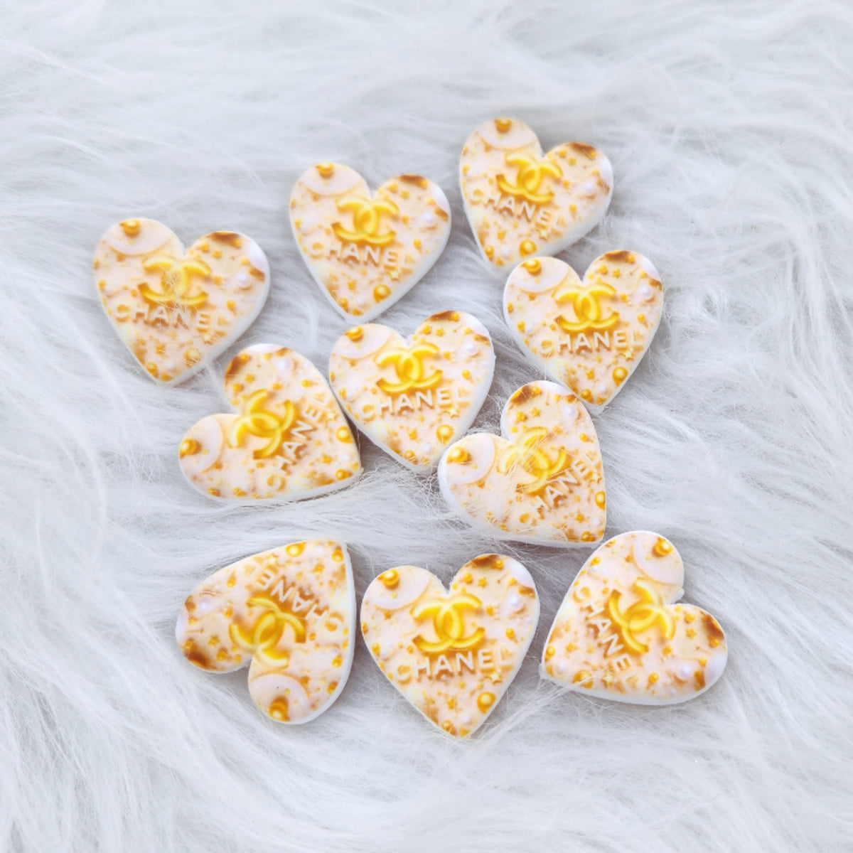 Yellow CC Designer Silicone focal Beads, designer Focal Beads – Happy ...