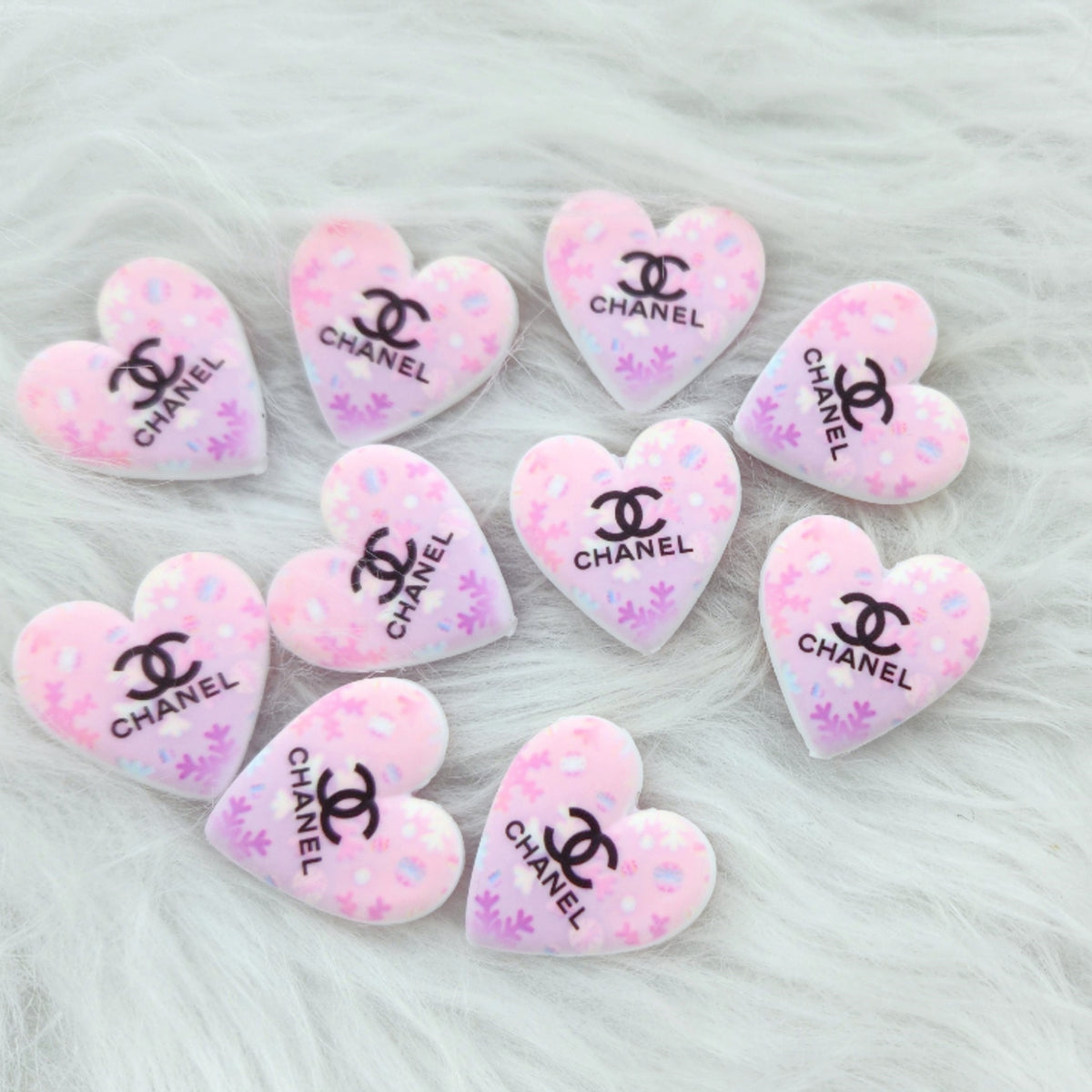 Heart CC Designer Silicone focal Beads, designer Focal Beads – Happy ...