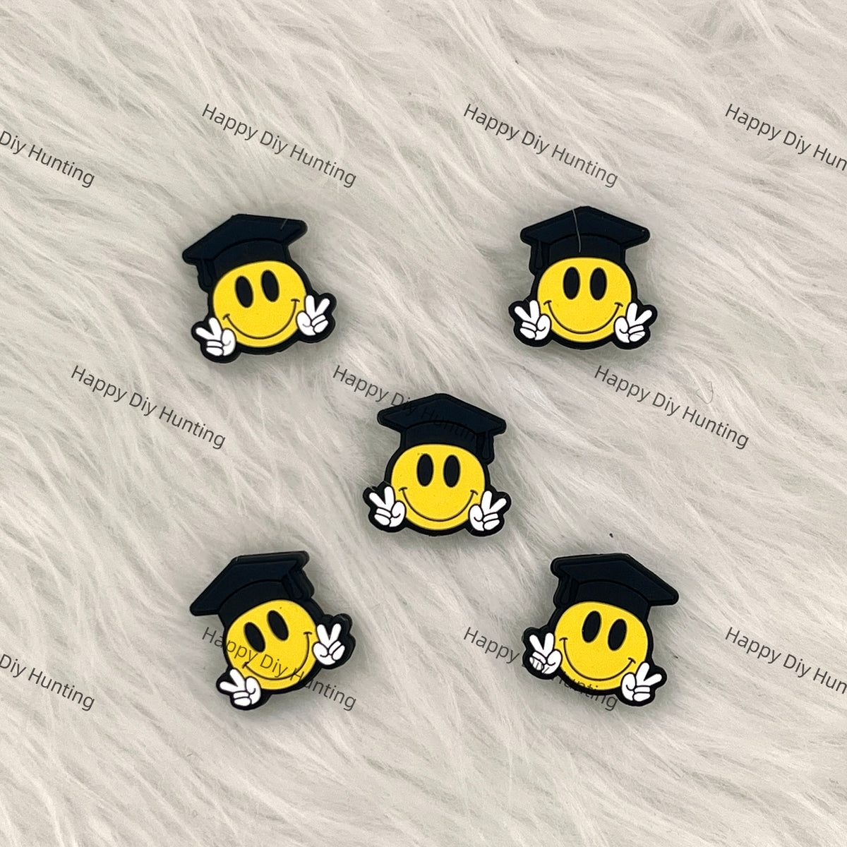 Happy Graduation Silicone Focal Beads Wholesale, Graduation Cap Silico ...