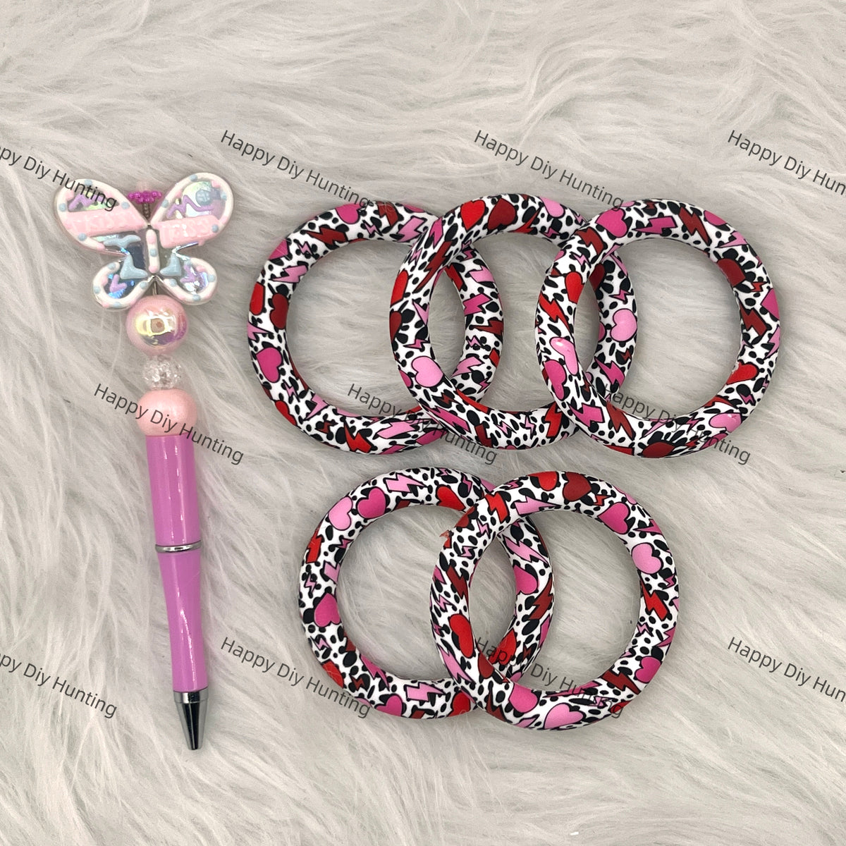 Loving Beadable Silicone Ring Car Hanger Charm Loop – Happy diy hunting