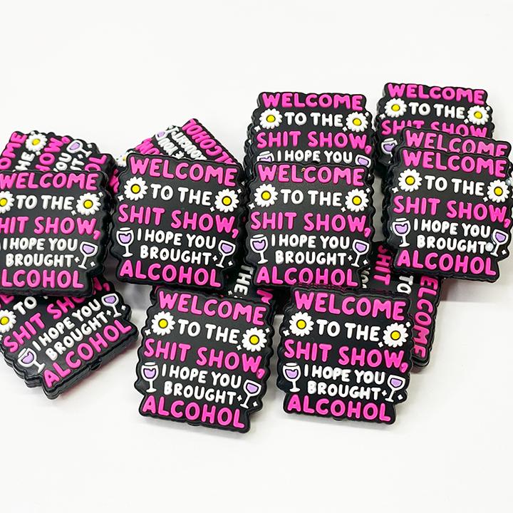Welcome to the Sh*t Show (Alcohol) Silicone Focal Beads – Happy diy hunting